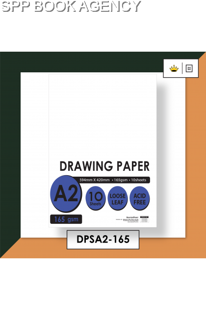 MPP 20 A2 DRAWING PAPER 165GSM 10 SHEETS mpp-20-a2-drawing-paper-165gsm-10-sheets